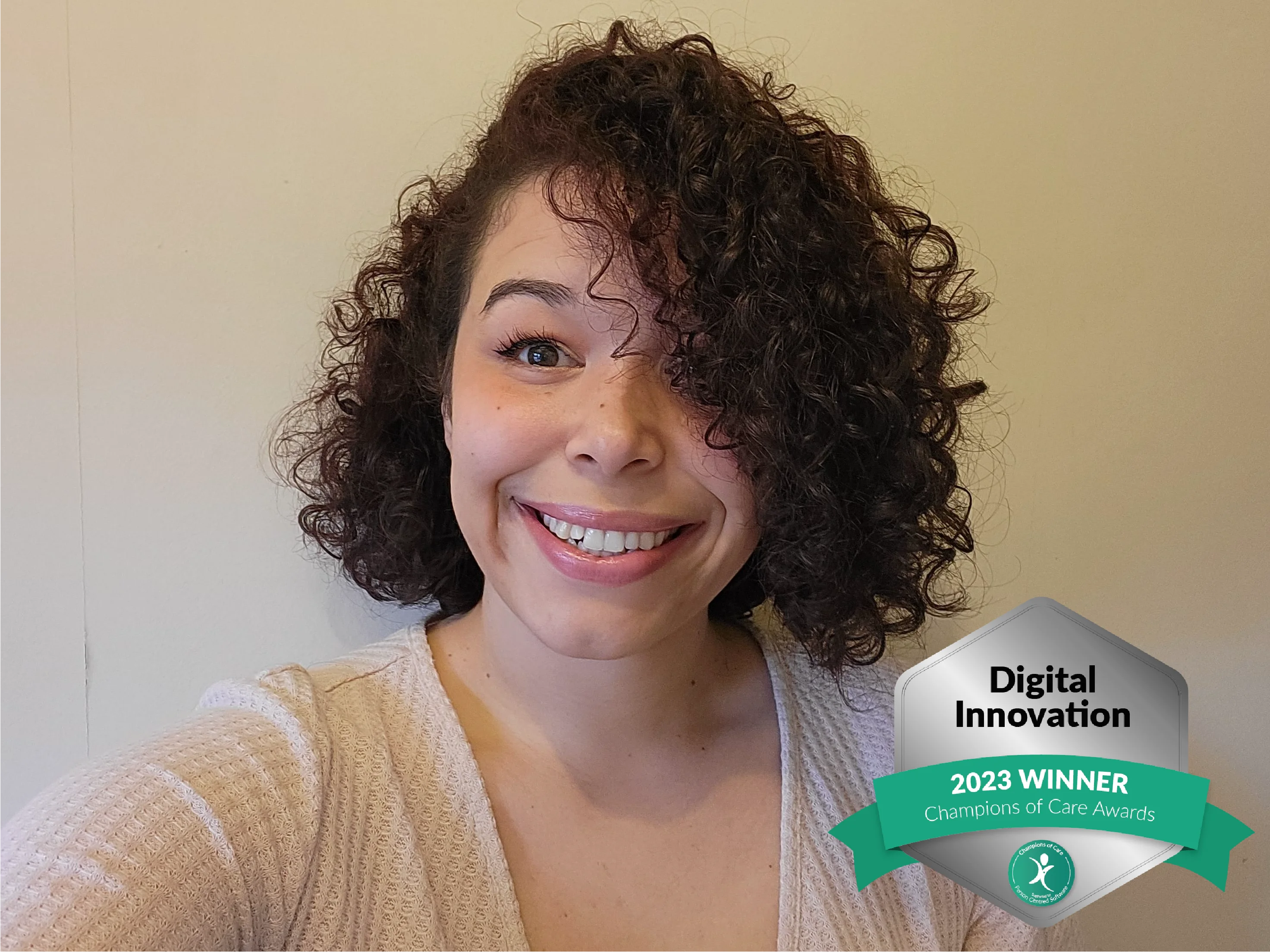 Recognising Bianca at RG Care home for her innovation around writing and designing the home’s ...